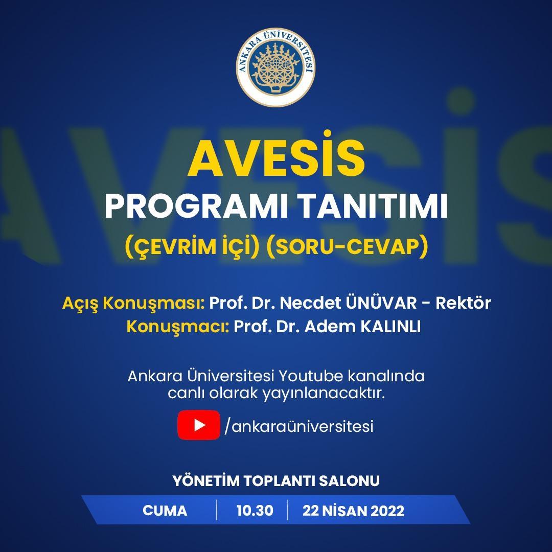 AVESİS Programı Tanıtımı Etkinliği – Ankara Üniversitesi