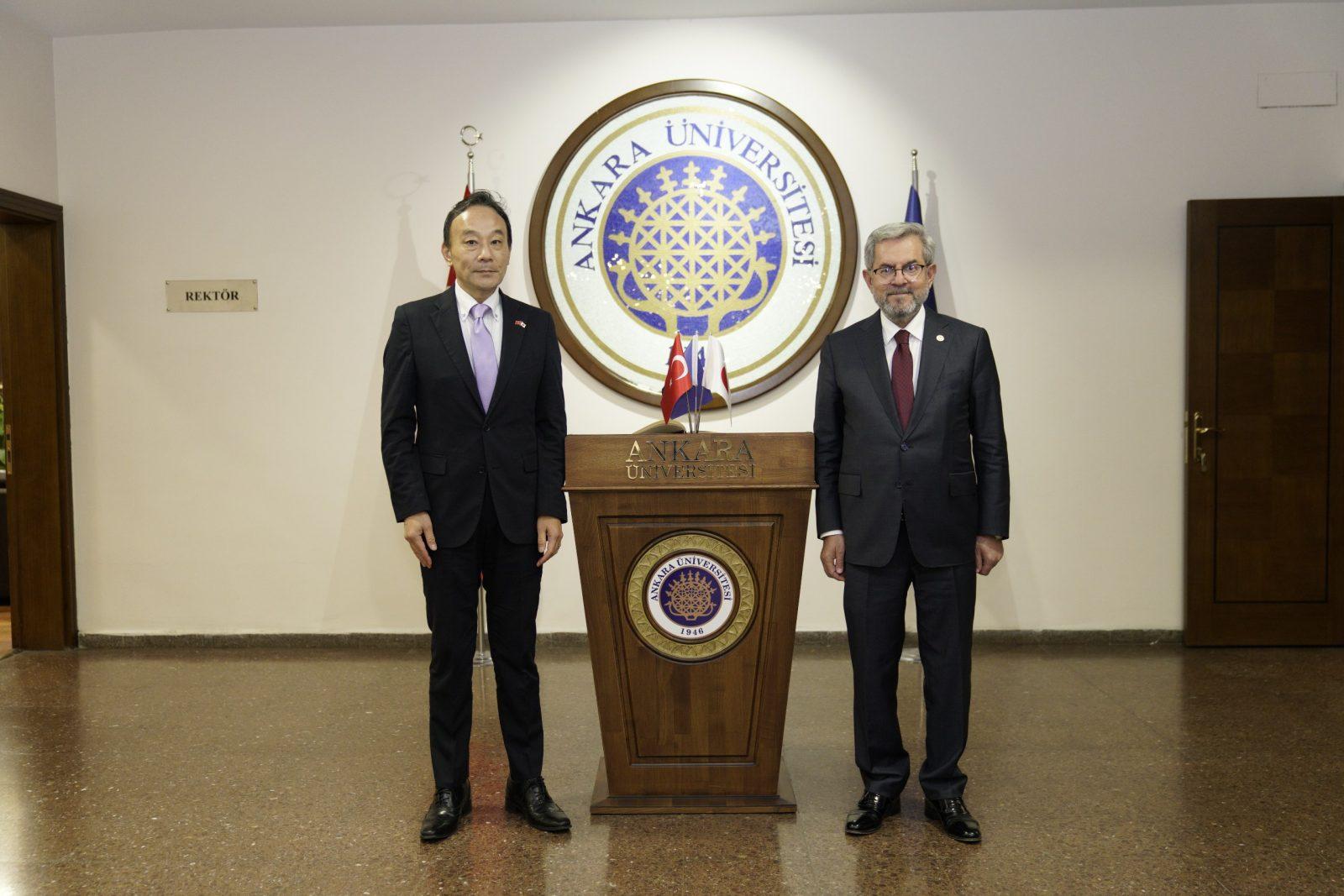 Japonya Büyükelçisi Takahiko’dan Rektör Ünüvar’a Ziyaret